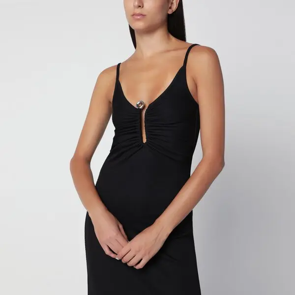 Christopher Esber Ribbed Stretch Jersey Maxi Dress