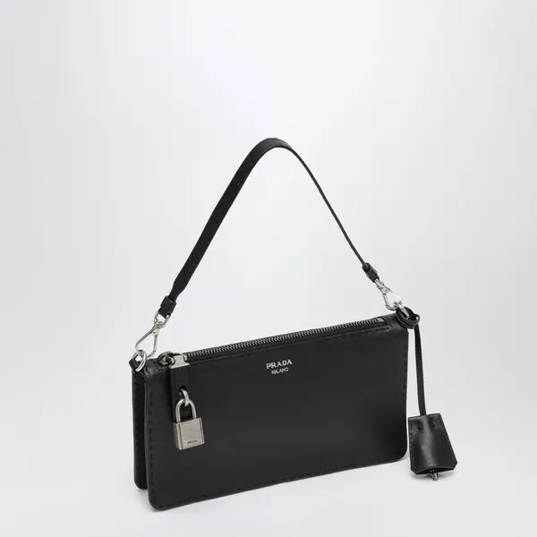 Prada Aged Leather Pouch
