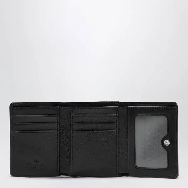 VIVIENNE WESTWOOD Small Frame Wallet In Calf Leather