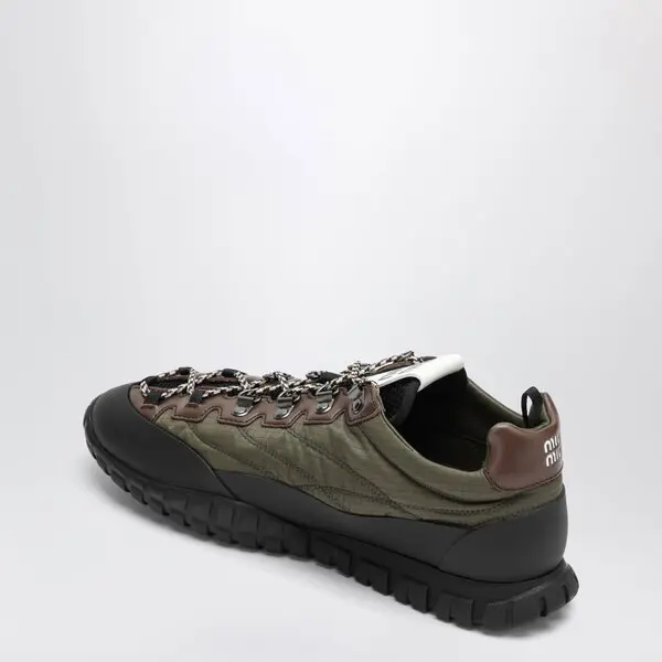 Miu Miu Military Ripstop Technical Fabric Sneakers