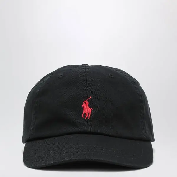 Polo Ralph Lauren Baseball Cap With Embroidered Logo - Black