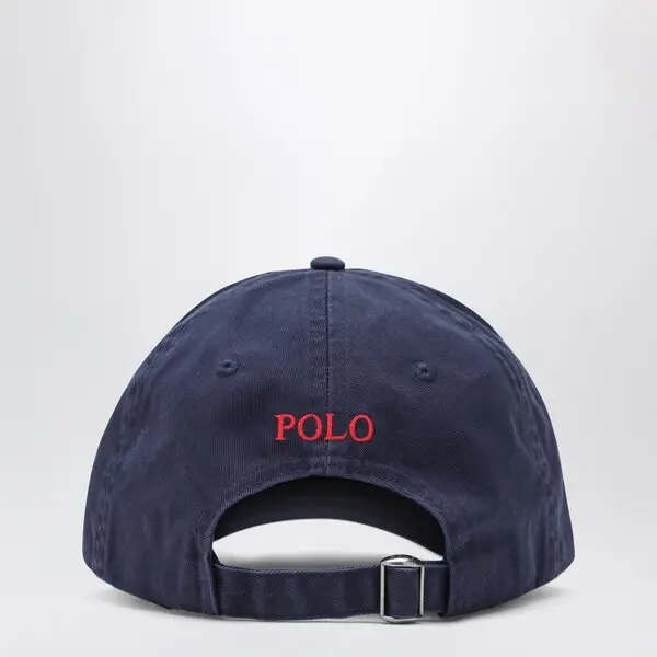 Polo Ralph Lauren Navy Baseball Cap With Embroidered Logo