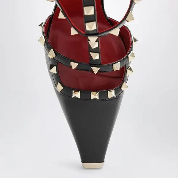 Valentino Garavani Rockstud Leather Slingback Heels