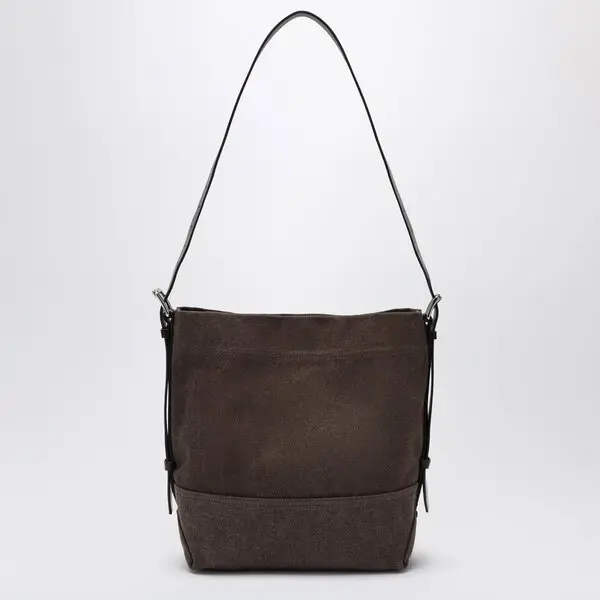 LEMAIRE Belted Cotton Canvas Tote Bag
