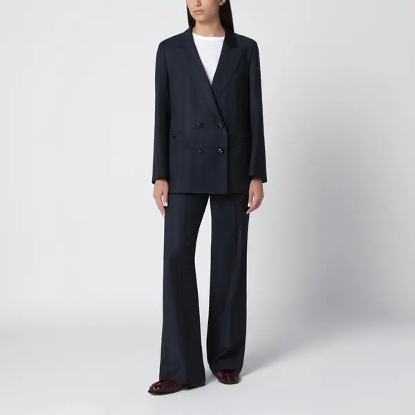 BLAZÉ MILANO Double-breasted Prince Of Wales Wool Jacket