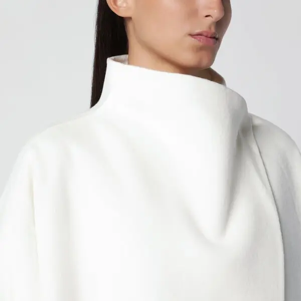 THE FRANKIE SHOP Wool Blend High-neck Maxi Coat