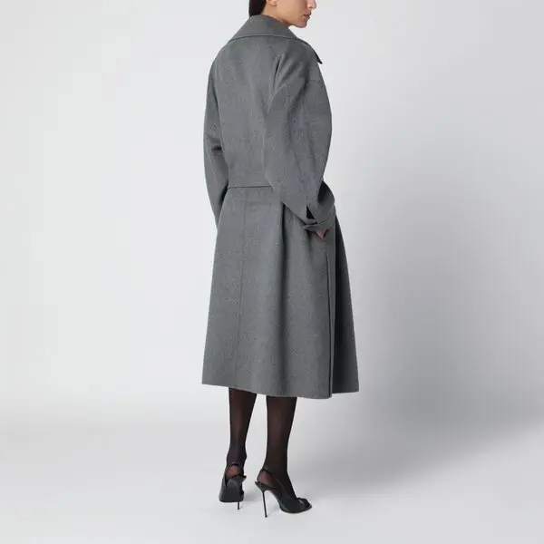 THE FRANKIE SHOP Double-breasted Coat With Belt