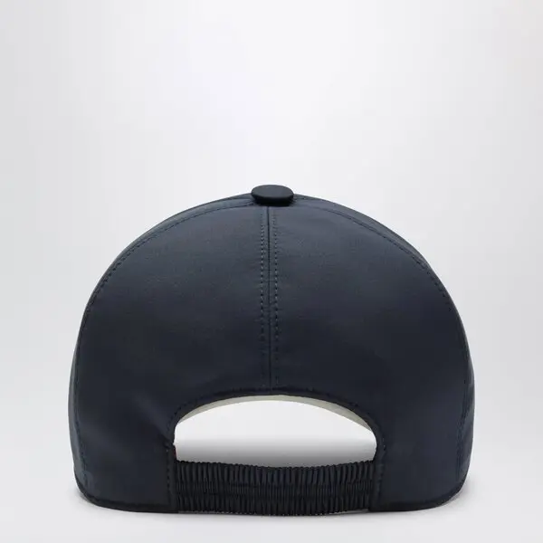 Loro Piana Baseball Cap Navy In Polyamide