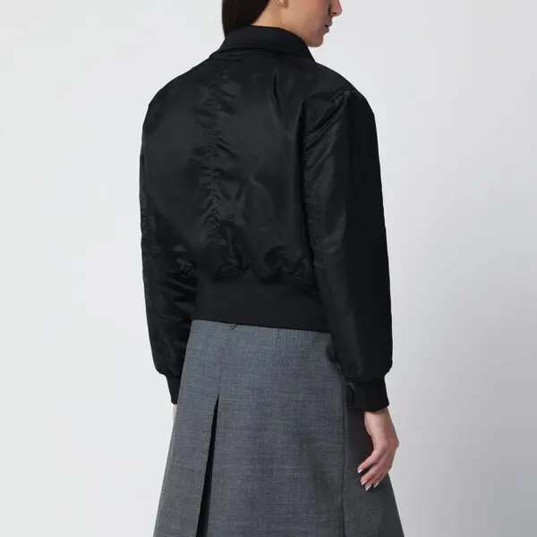 THE FRANKIE SHOP Short Storm Technical Fabric Bomber Jacket