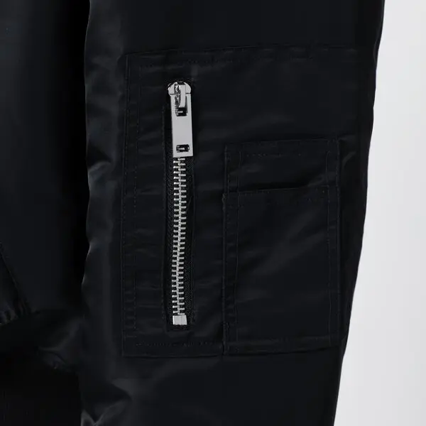 THE FRANKIE SHOP Short Storm Technical Fabric Bomber Jacket