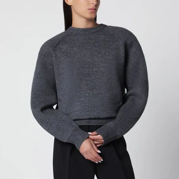 THE FRANKIE SHOP Dark Wool Blend Sweater