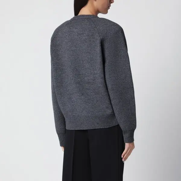 THE FRANKIE SHOP Dark Wool Blend Sweater