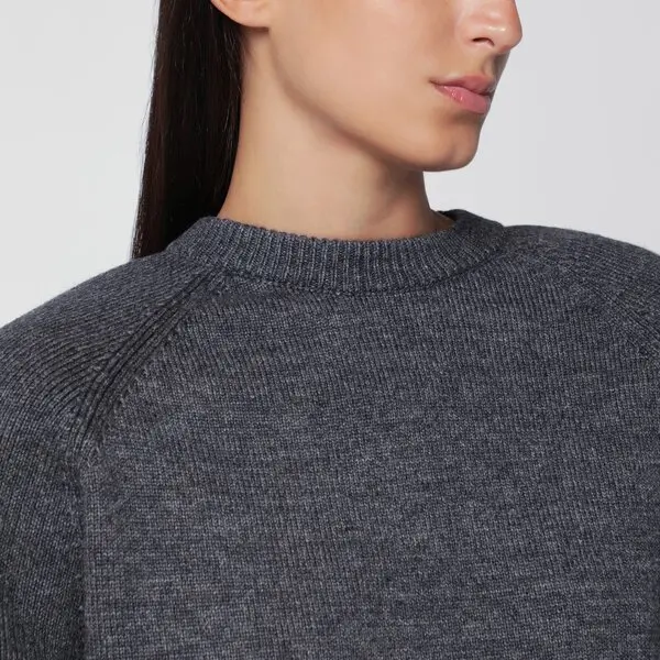THE FRANKIE SHOP Dark Wool Blend Sweater