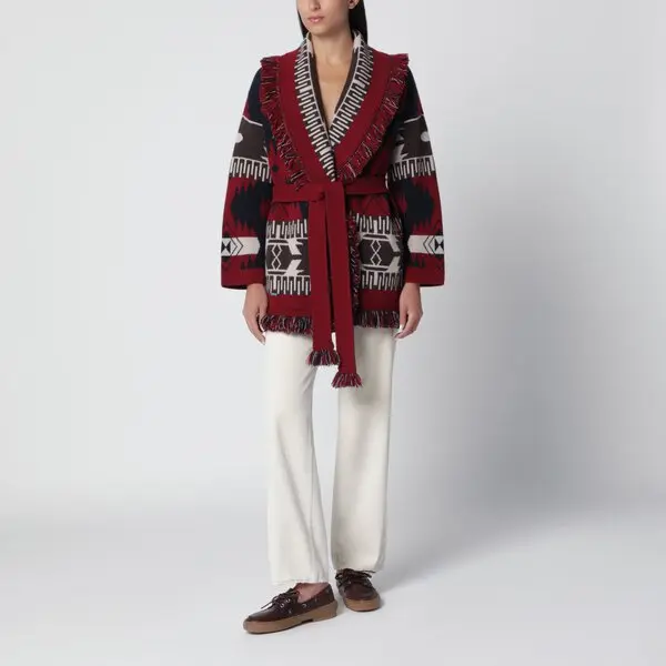 Alanui Icon Jacquard Cashmere Cardigan