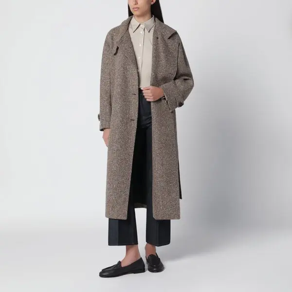 Brunello Cucinelli Sparkling Virgin Wool Coat