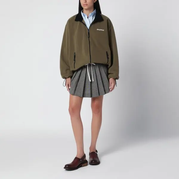 Miu Miu Military Fleece Sweatshirt
