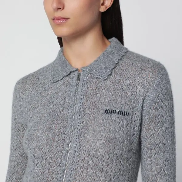 Miu Miu Cashmere And Silk Cardigan
