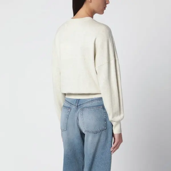 Isabel Marant Étoile Marisans Light Cotton And Wool Sweater