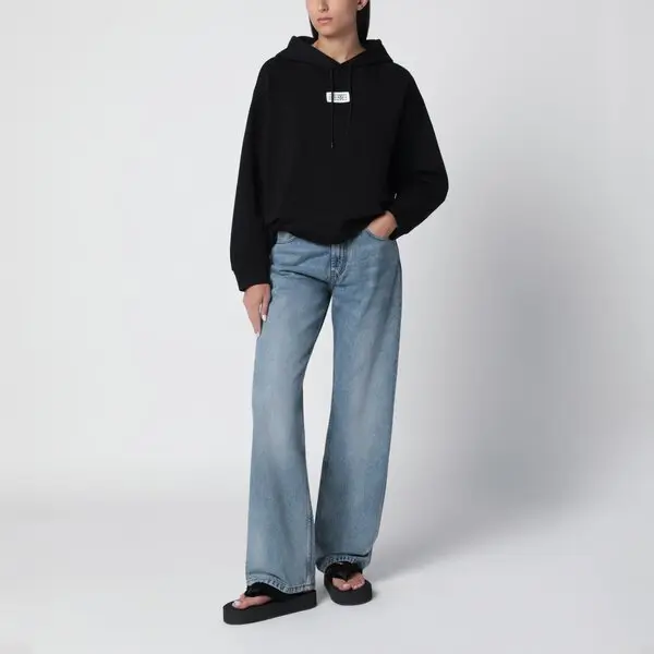 MAISON MARGIELA Hoodie With Patch Numeric Logo