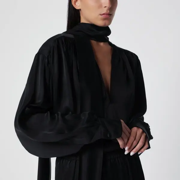 Andamane Mathilda Cupro Satin Blouse