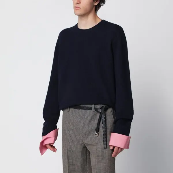 Prada Shetland Wool Crewneck Sweater