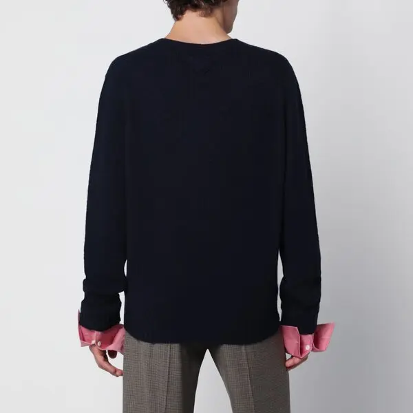Prada Shetland Wool Crewneck Sweater