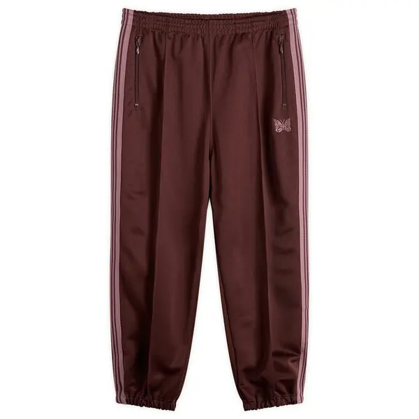 Needles Poly Smooth Zipped Track Pants - Brown