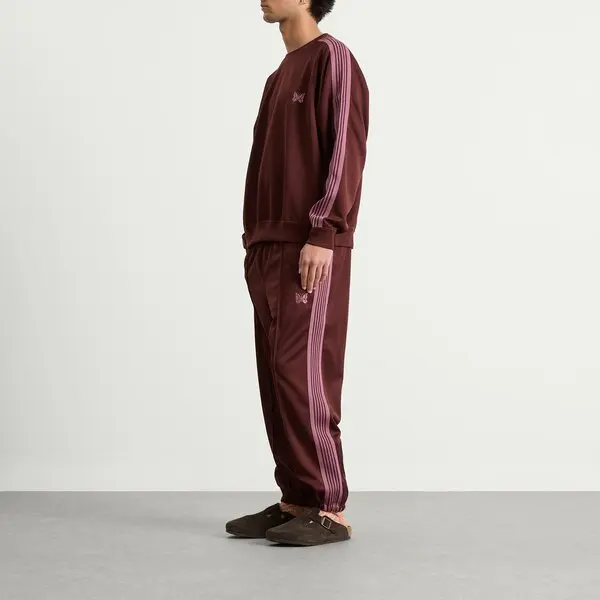 Needles Poly Smooth Zipped Track Pants - Brown