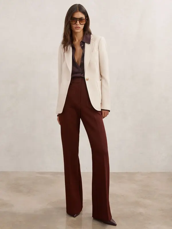 REISS Wool-blend Single-breasted Blazer