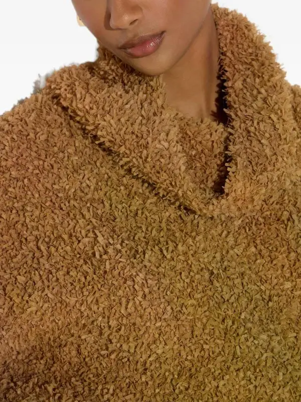 Elisabetta Franchi Pullover In Fleece Fabric