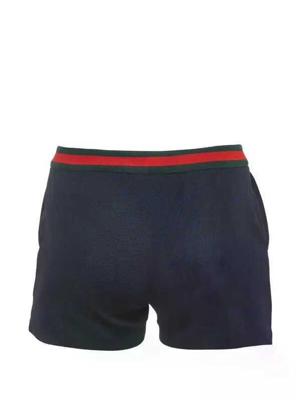 Gucci Web-stripe Knit Shorts