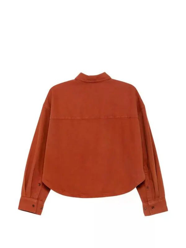 JNBY Cropped Button-up Shirt With Classic Collar
