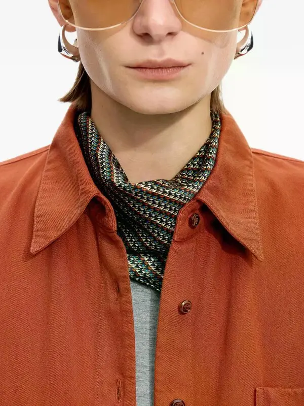 JNBY Cropped Button-up Shirt With Classic Collar