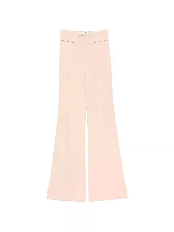 Elisabetta Franchi Logo-plaque Flared Trousers