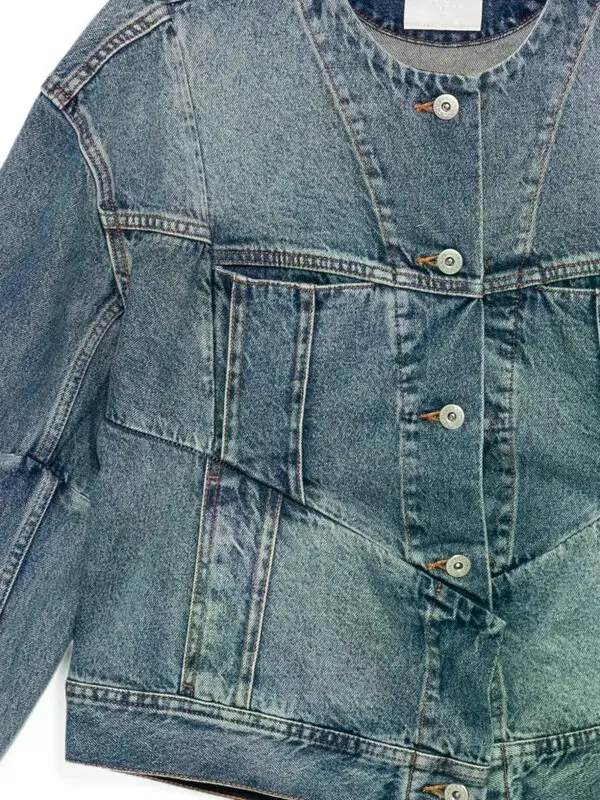 JNBY Panelled Vintage Denim Jacket