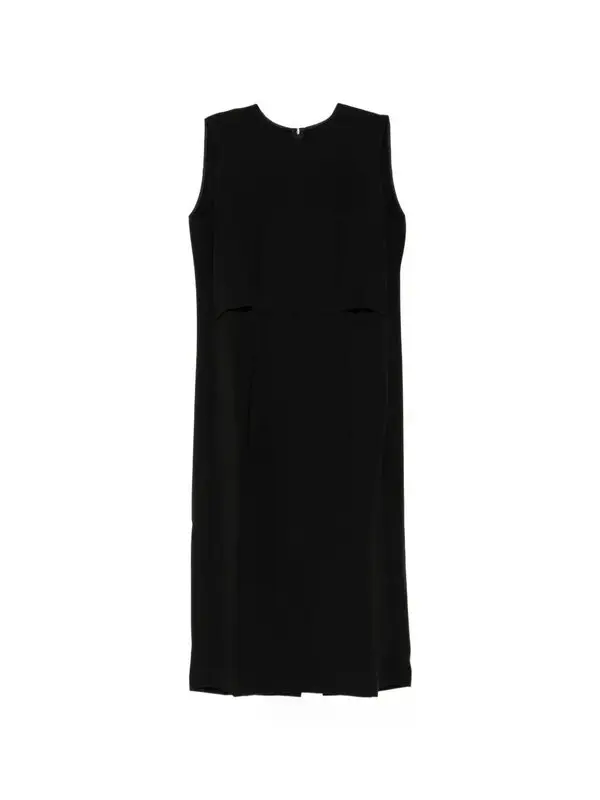 JNBY Waist-cutout Midi Dress - Black