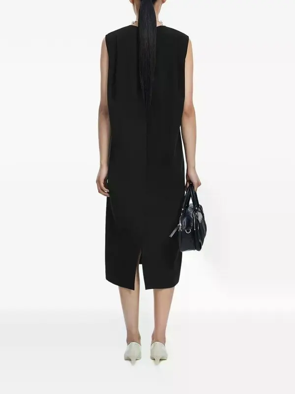 JNBY Waist-cutout Midi Dress - Black