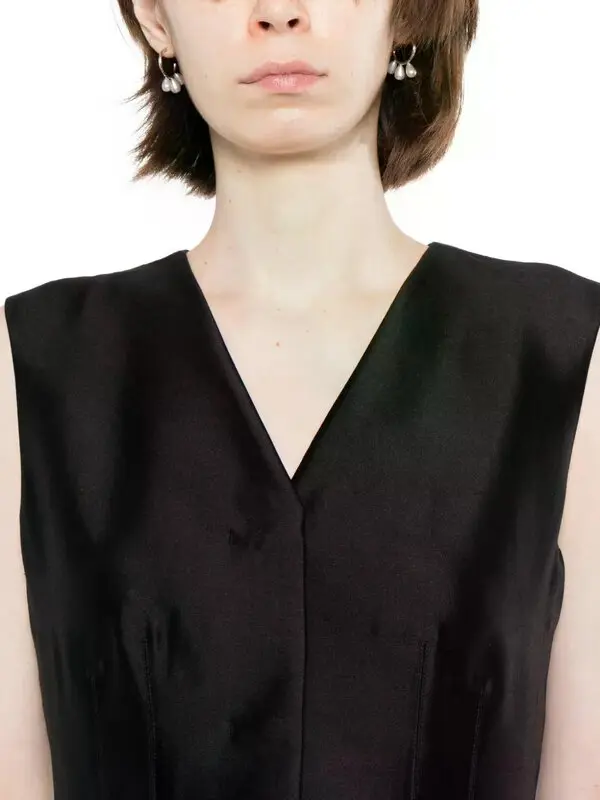JNBY Sleeveless V-neck Midi Dress