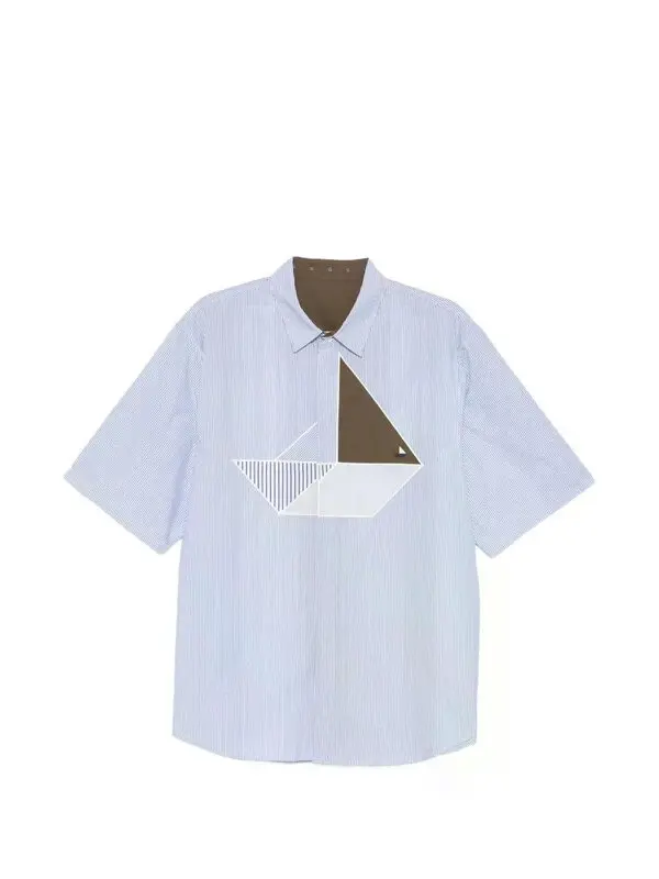 CROQUIS Sailboat-appliqué Shirt