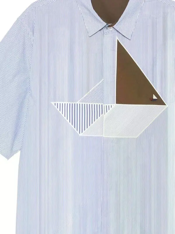 CROQUIS Sailboat-appliqué Shirt