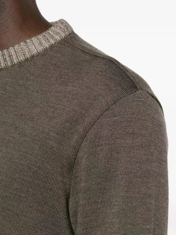 Paul & Shark Ribbed-trim Virgin-wool Sweater