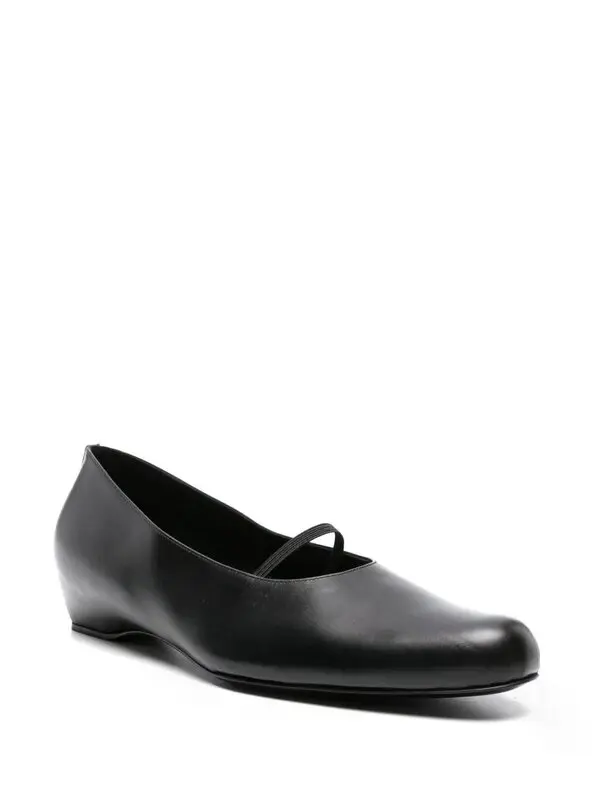 THE ROW Marion Leather Ballerina Shoes