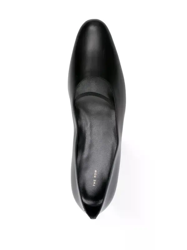 THE ROW Marion Leather Ballerina Shoes