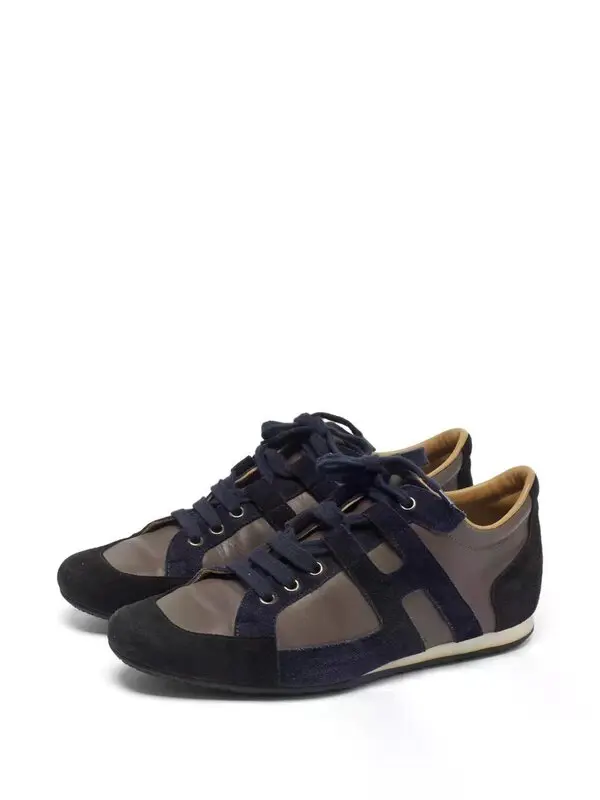 Hermès Tie Break Panelled Sneakers
