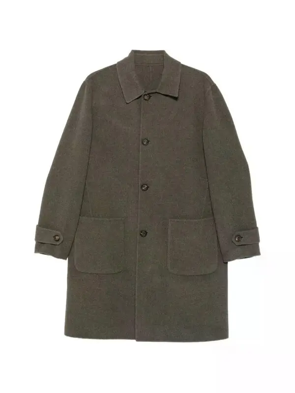 Eleventy Button-fastening Wool Coat