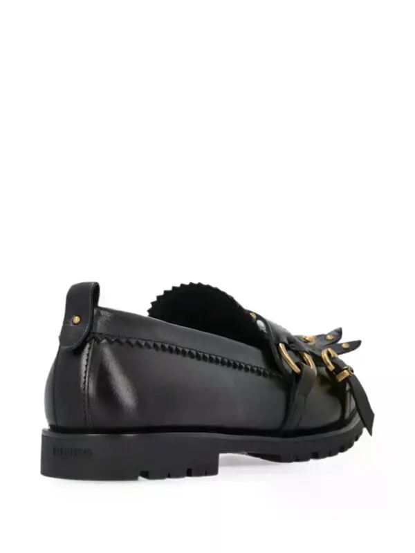 Pinko Studded Fringed Loafers