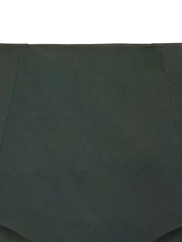 SPENCE High-waisted Mini Shorts - Green