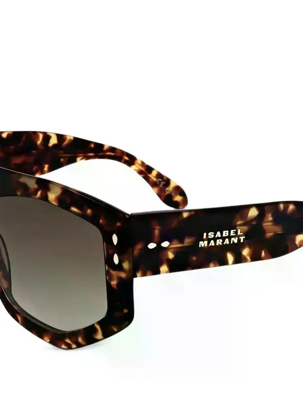 Isabel Marant Étoile Tortoiseshell-effect Geometric-frame Sunglasses