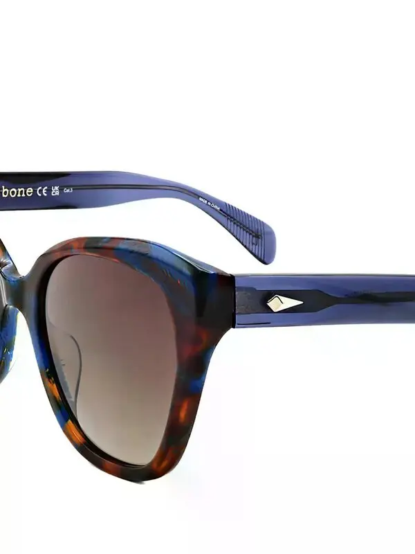 Rag & Bone Tortoiseshell-effect Cat-eye Sunglasses
