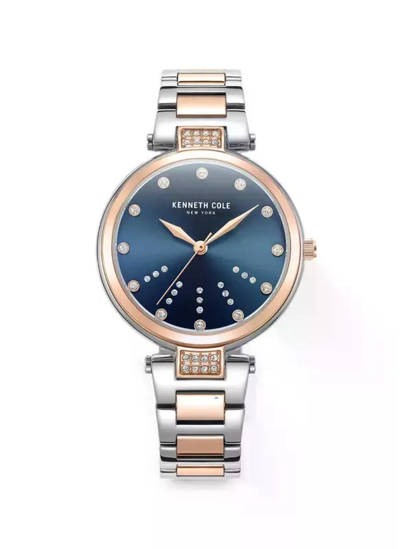 KENNETH COLE Crystal-embellished Sunray 32mm Watch